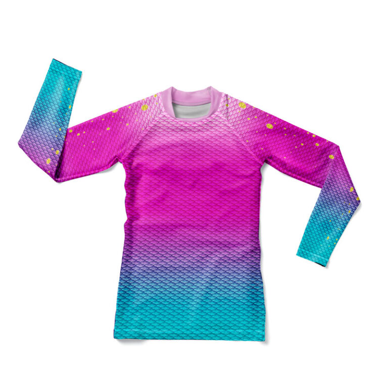 Blossom Flow Rashguard - Two Oceans Mermaid Tails