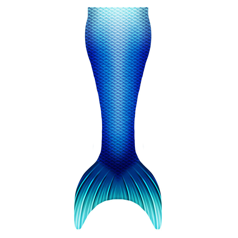 Blue Fade Allure Mermaid Tail Skin - Two Oceans Mermaid Tails